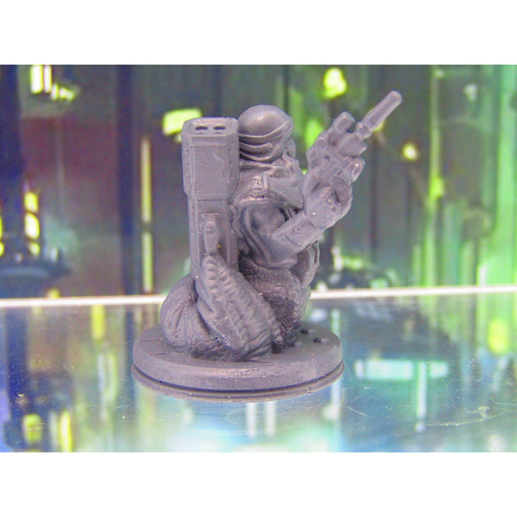 Slug Alien Bounty Hunter Assassin Mini Miniature Figure 3D Printed ...