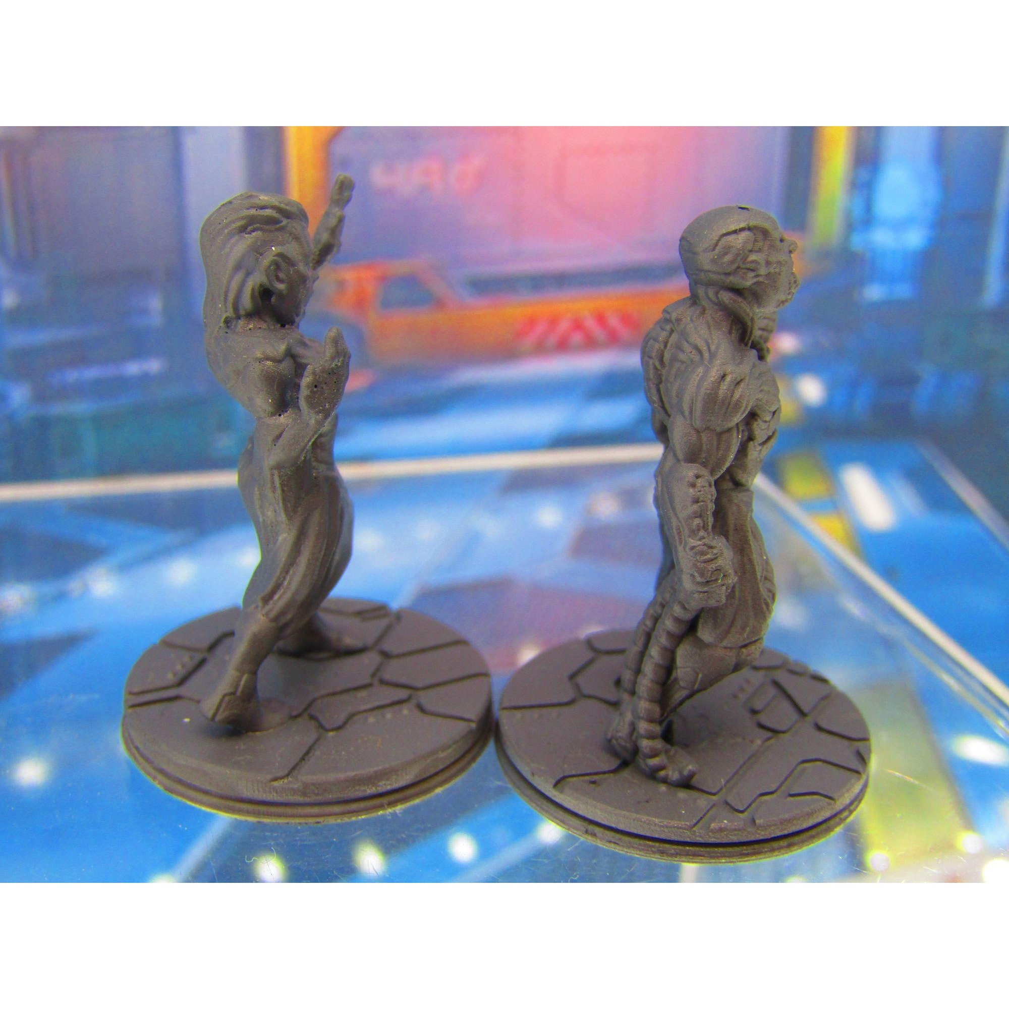 Alien Zombie Infected Space Mutants Pair Mini Miniature Figure - Etsy