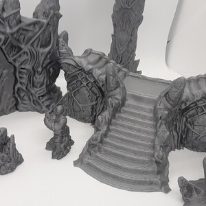 12 Piece Icy Palace Castle Set Scatter Terrain Scenery 28mm Dungeons ...
