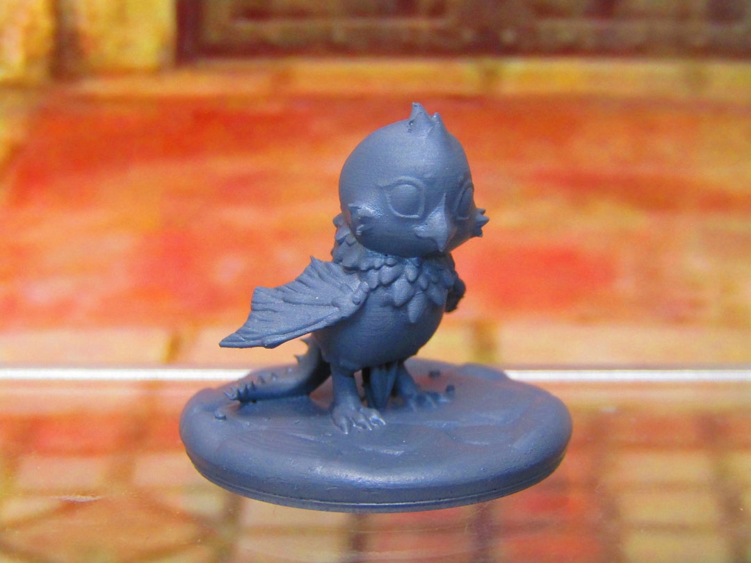 Baby Cockatrice Bird Monster Companion Mini Miniatures 3D Printed Model ...
