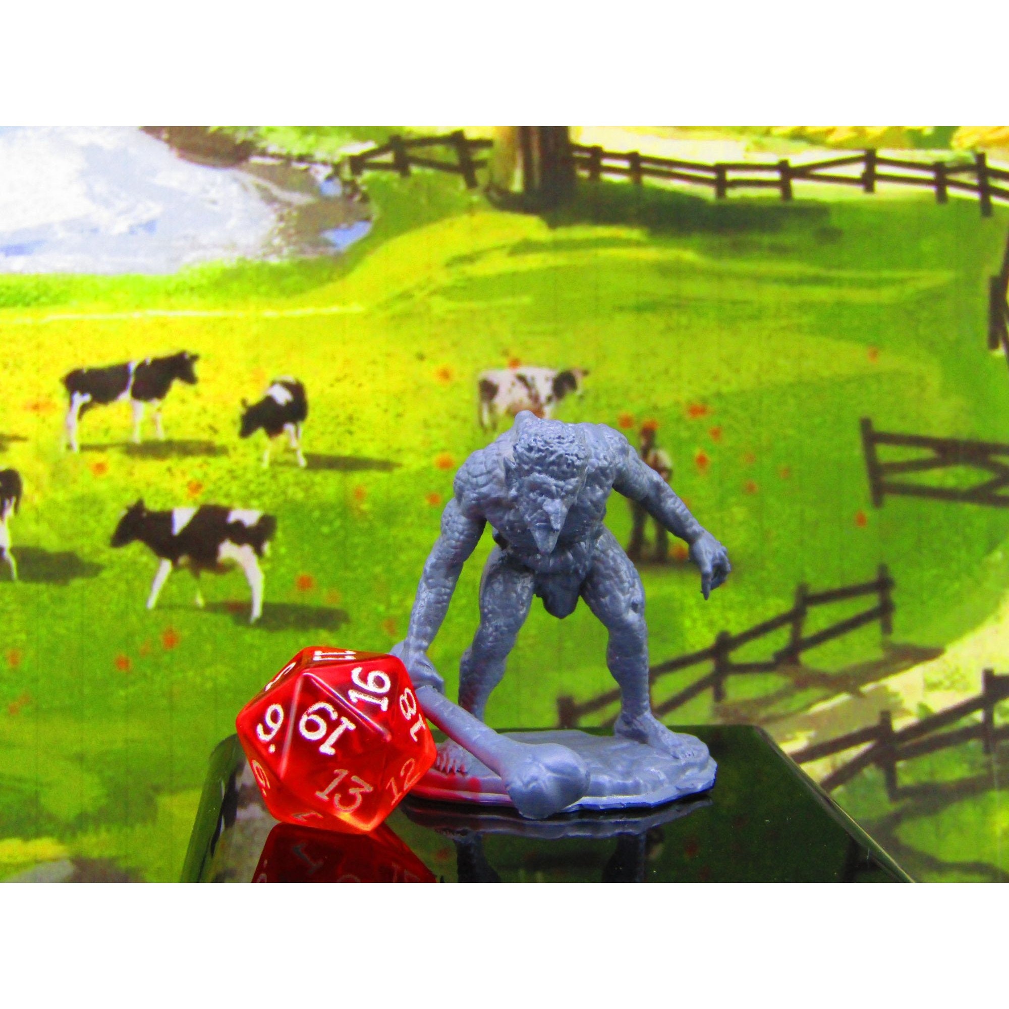 Troll W/ Bone Weapon Monster Encounter Mini Miniature Model - Etsy