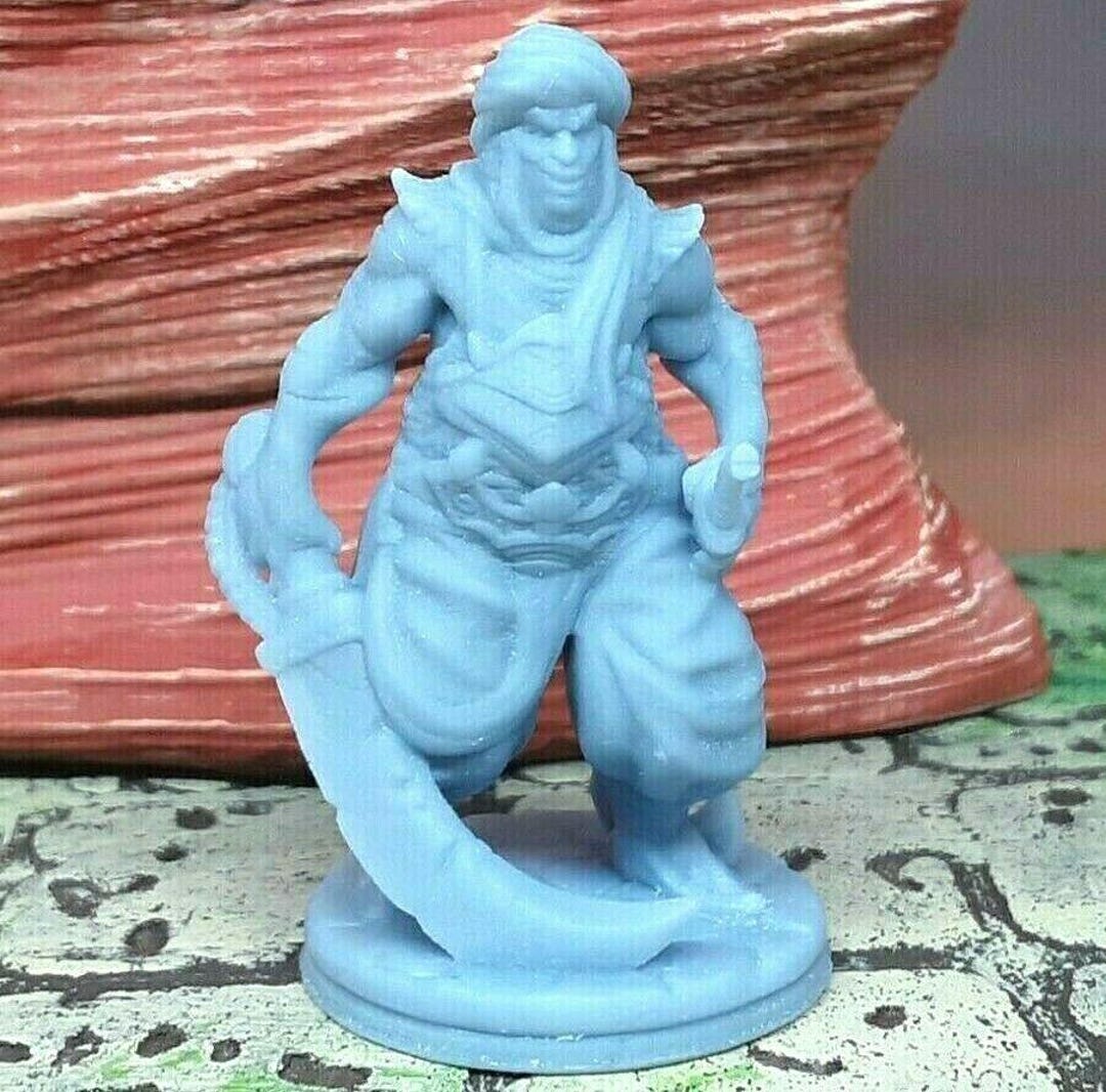 Marauder Desert Thief Mini Miniatures Figure Tabletop D&D 3D Printed ...