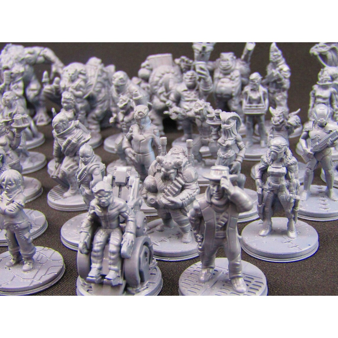 Sci Fi Mini Set 7 - 62pc Novus Landing Set Mini Miniatures Player ...