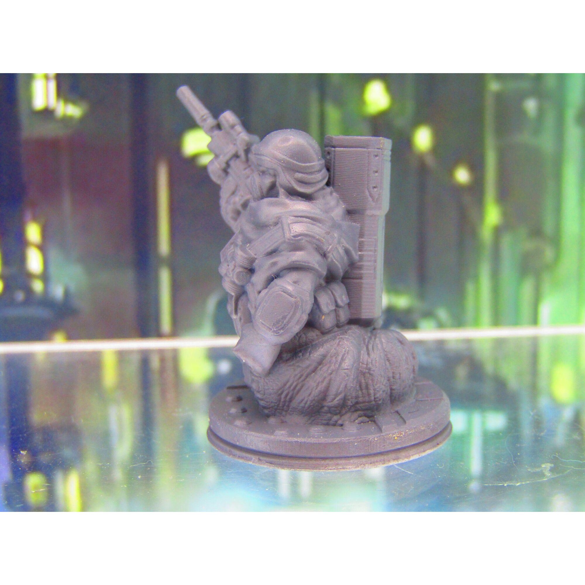 Slug Alien Bounty Hunter Assassin Mini Miniature Figure 3D Printed ...