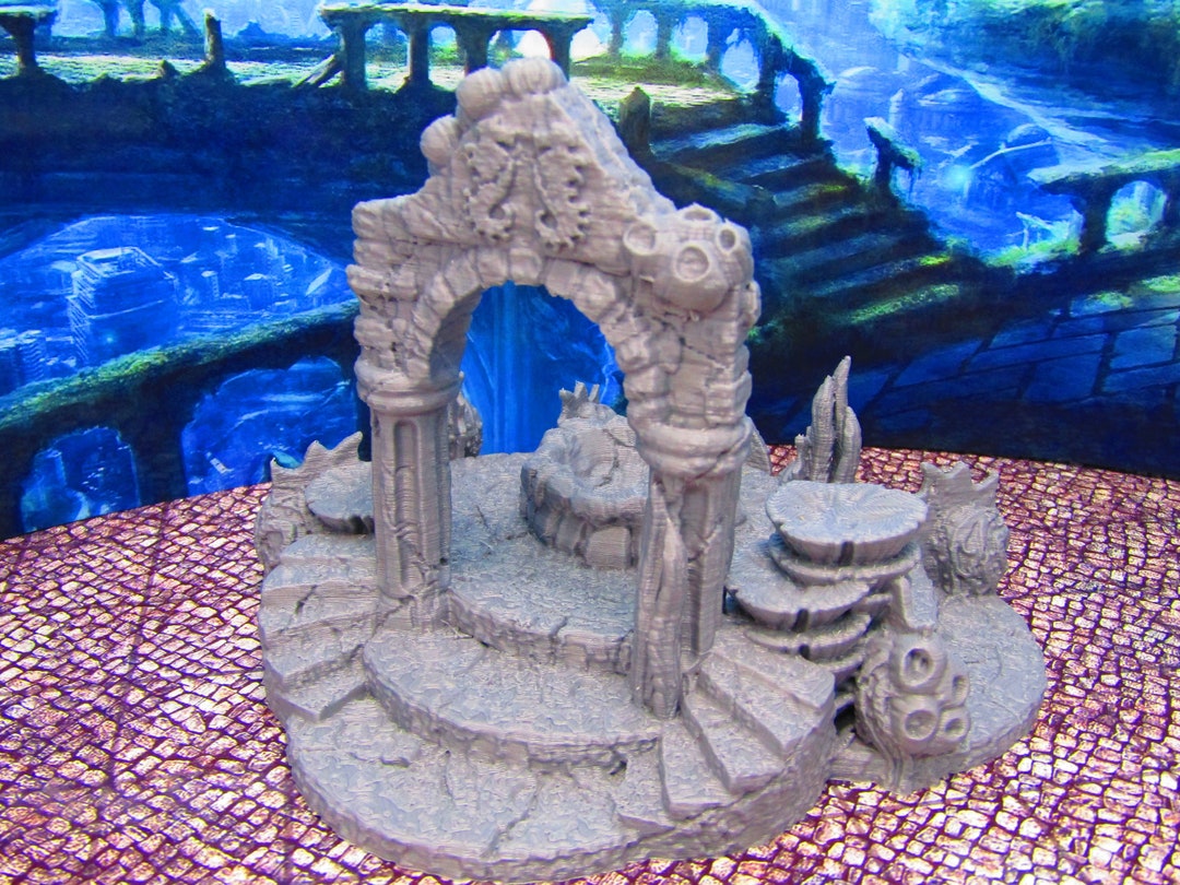 Merfolk Mermaid Deep Sea Royal Entrance Entryway Scenery Scatter ...