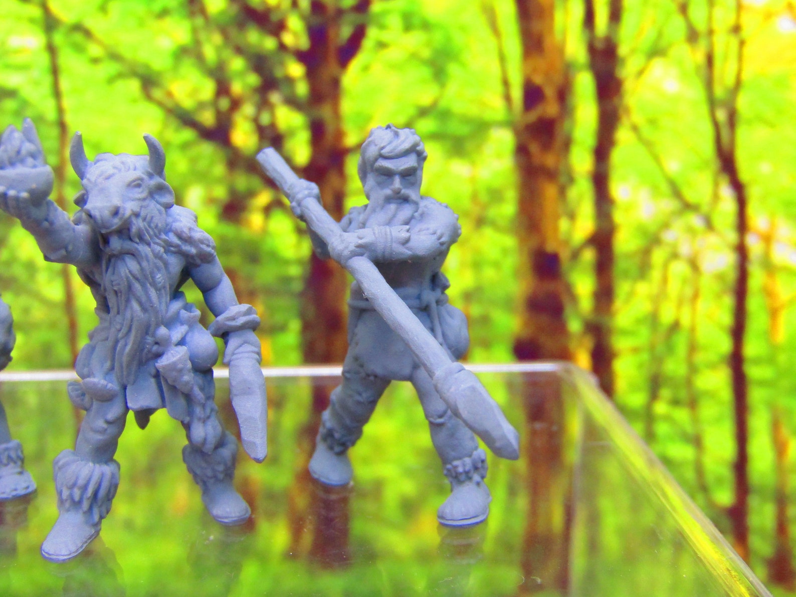Prehistoric Tribe Shaman & Warriors Set Mini Miniature 3D Printed ...