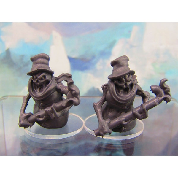 Evil Snowman Miniature - Etsy