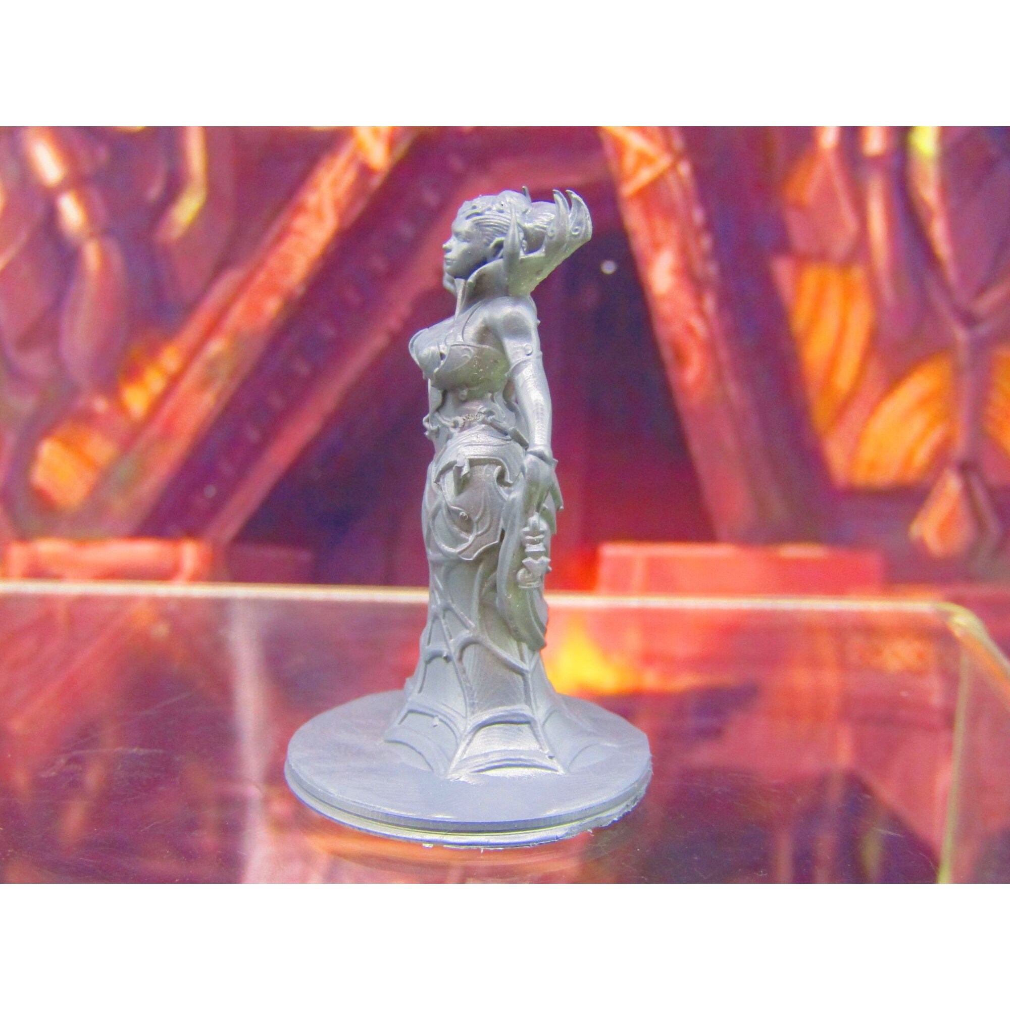 Spider Queen Dark Elf Form Mini Miniature Figure 3D Printed Model 28 ...