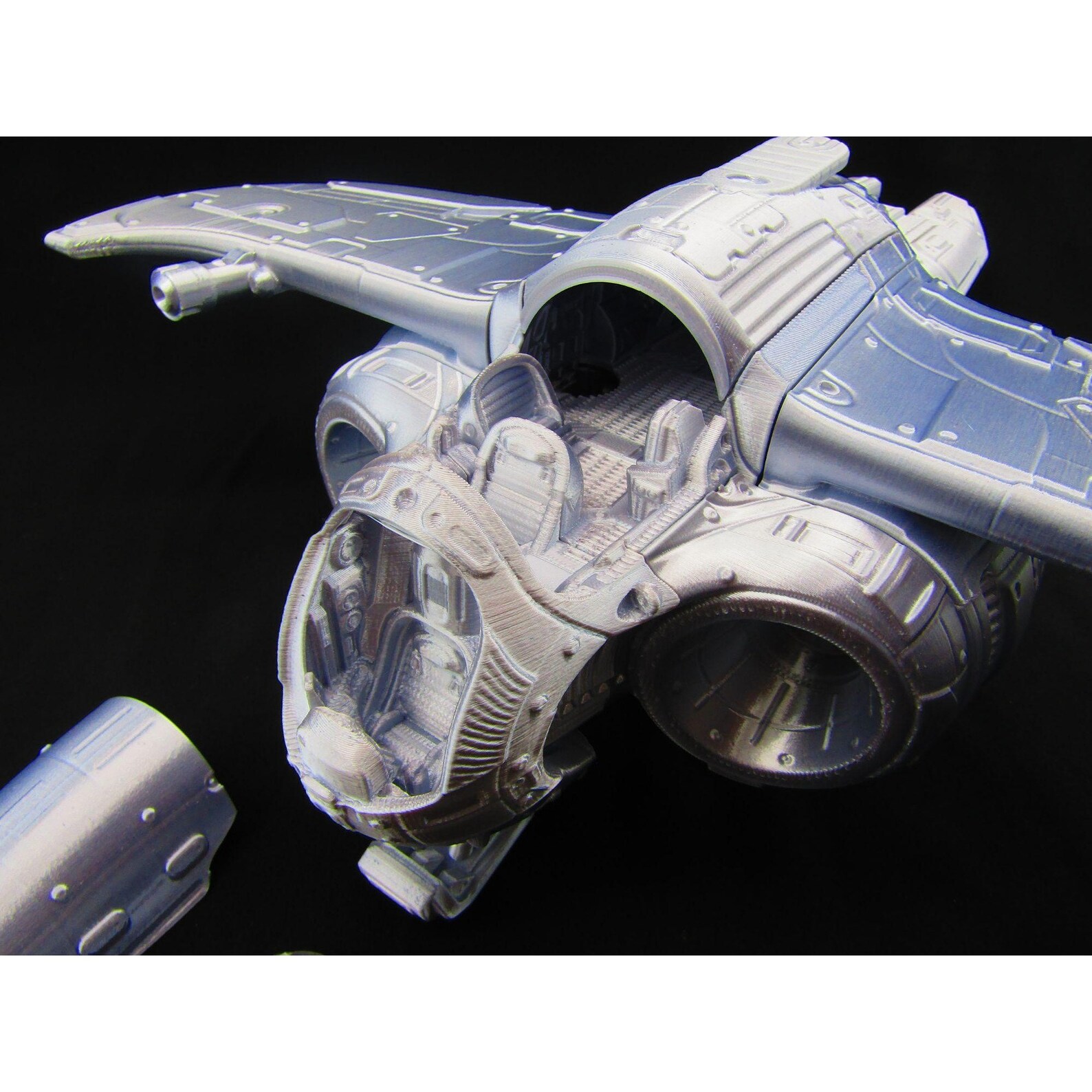 Large Modular Starfighter "peregrine" Space Ship Scenery Scatter ...