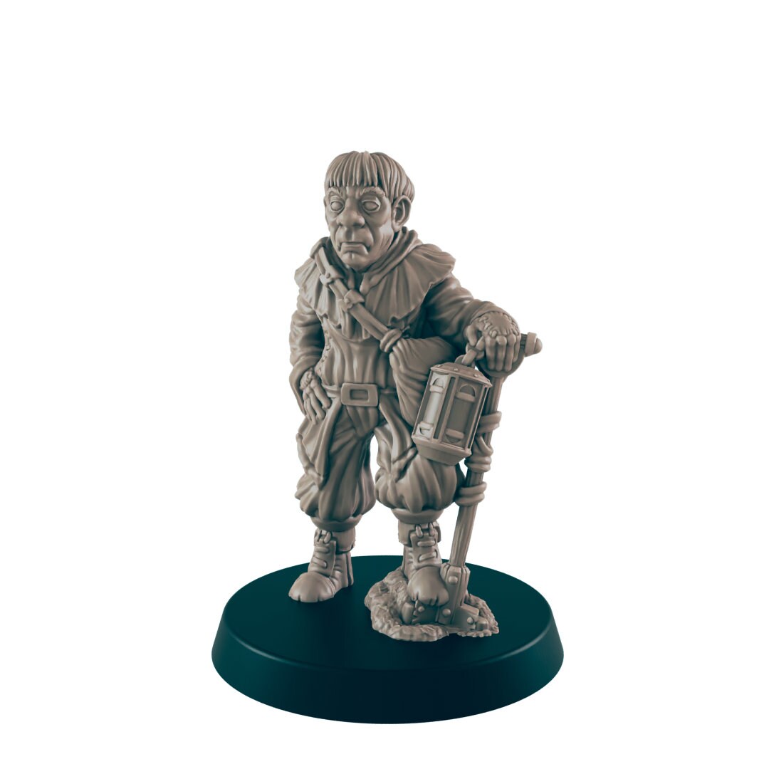 Human Mini | Grave Digger Groundskeeper | Male Townsfolk NPC Figure ...