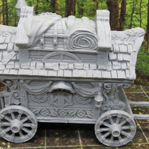 Aristocrat Carriage Wagon & Horse Scenery Terrain 3D Printed Model 28 ...