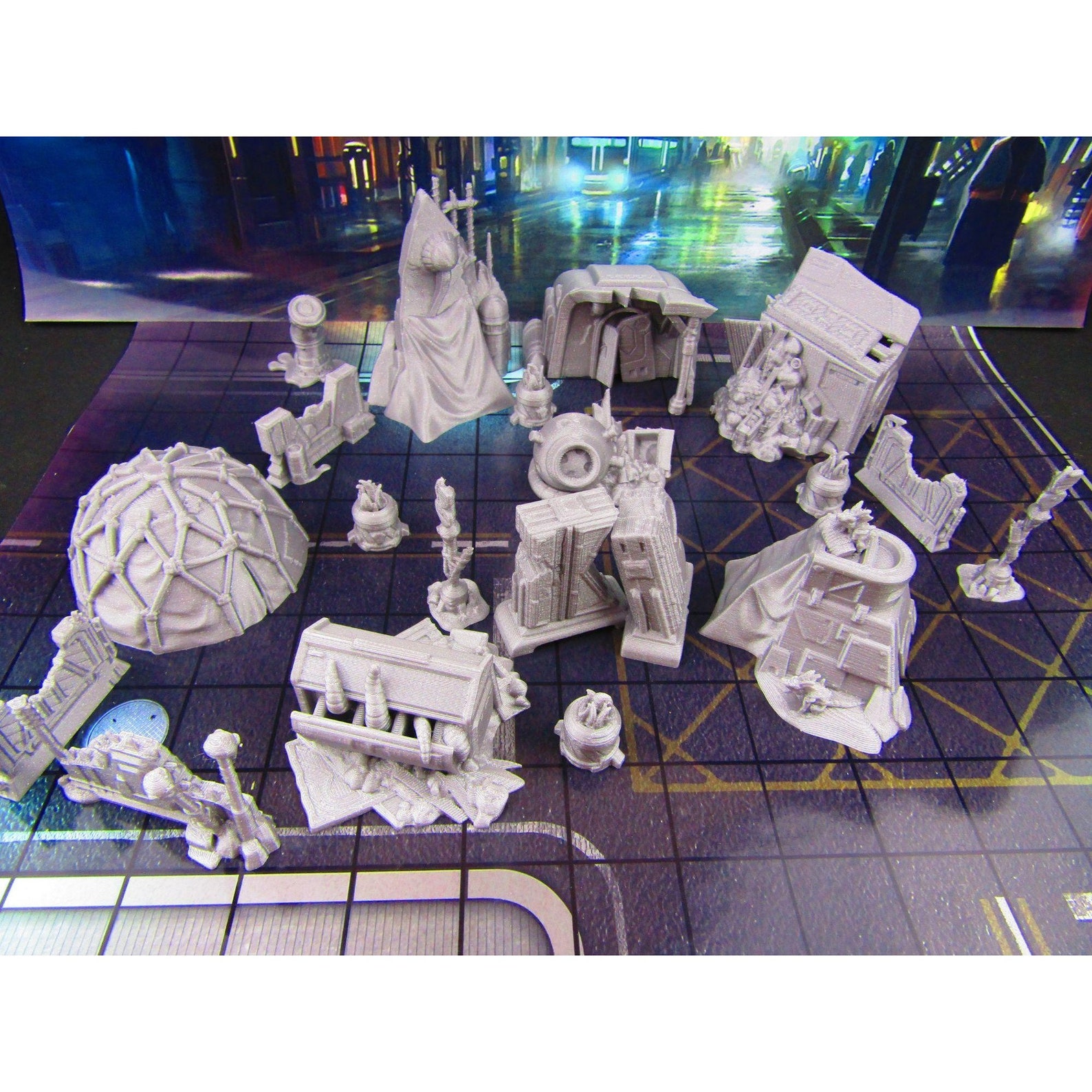 18pc Inner City Poverty Stricken Slums Scenery Scatter Terrain 3D ...