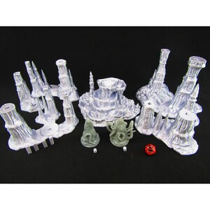Wet Cavern Stalagmite Stalactite Set W/ Roper Monster Scatter Terrain ...