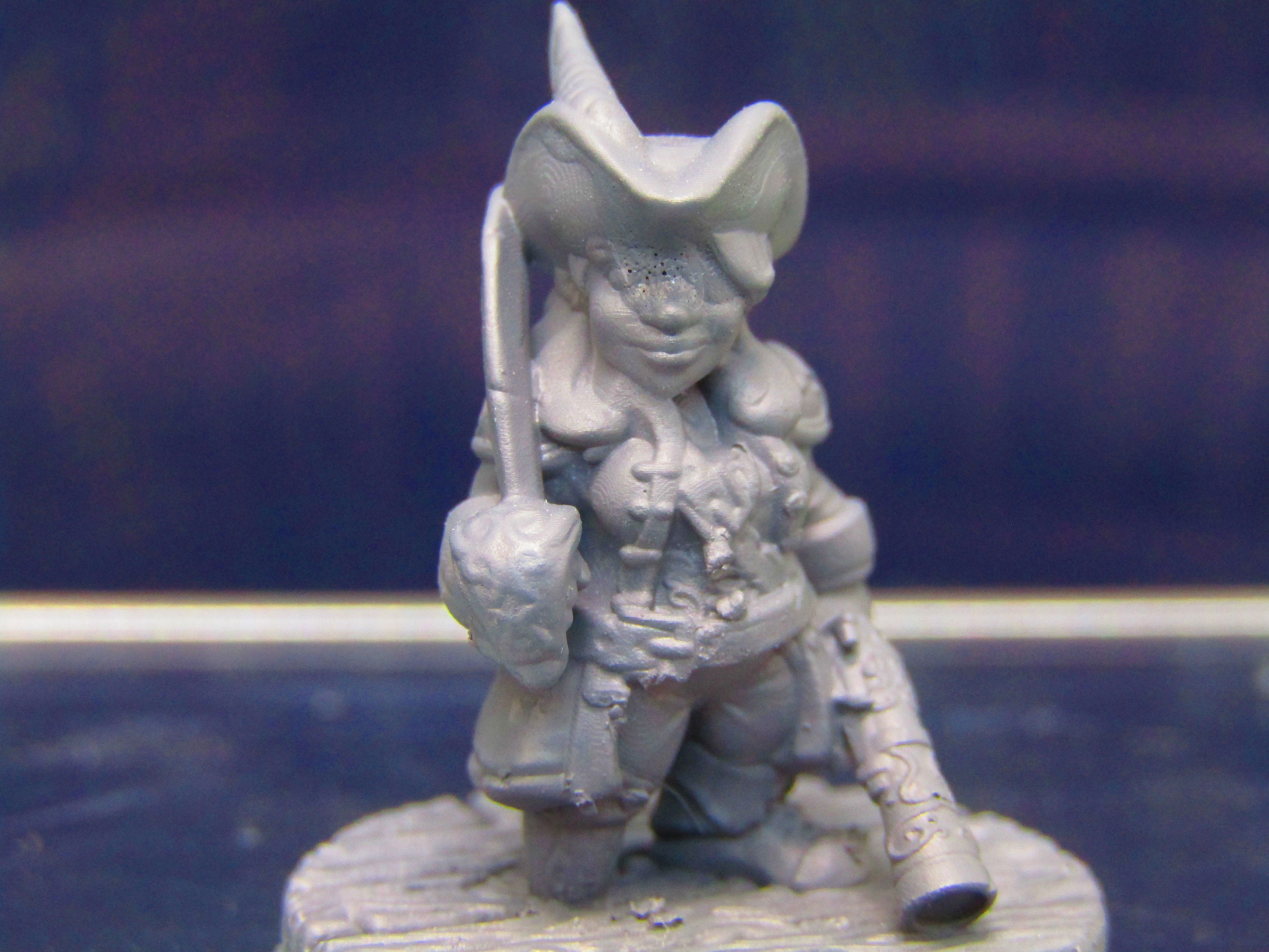 Gnome Female Pirate Captain Mini Miniature Figure 3D Printed - Etsy