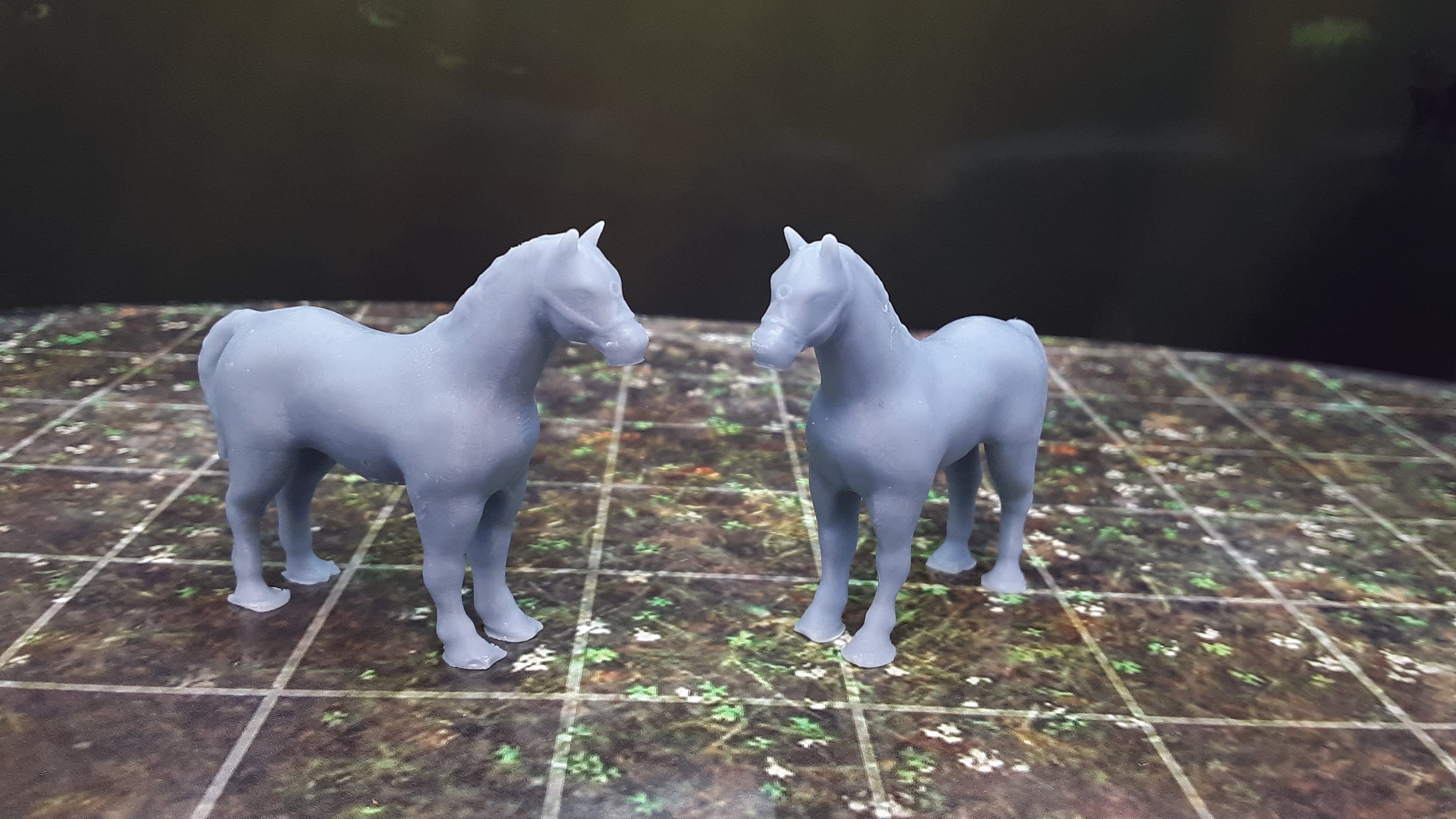 Horse & Wagon Cart Set 28mm Scale Fantasy Terrain Tile | Etsy