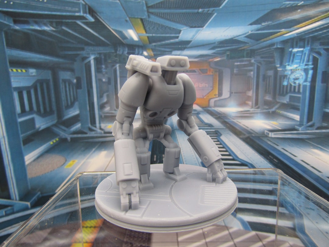 Modded R-cee Loader Robot Droid W/ Shoulder Cannon Mini Miniature 3D ...