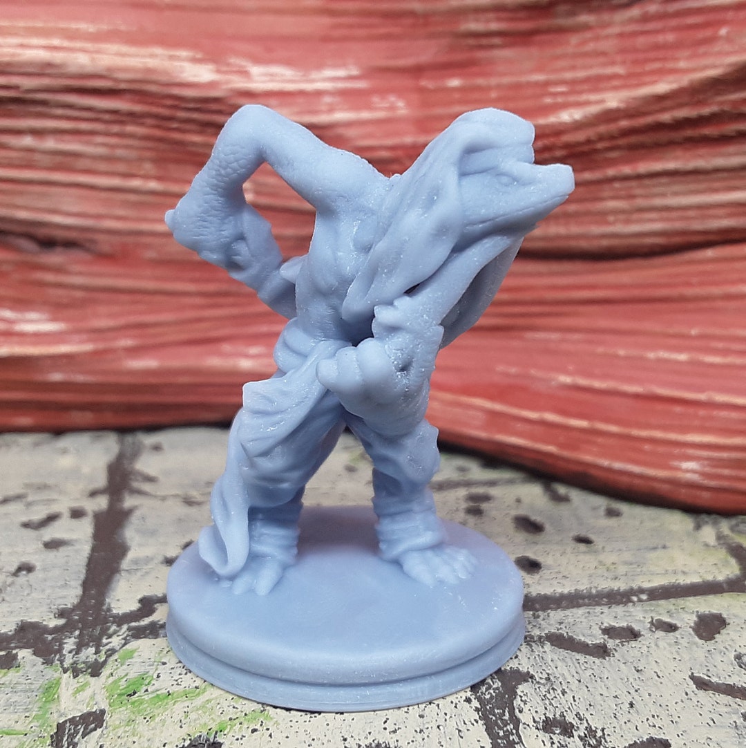 Snakefolk Assassin Reptilian Mini Miniatures Figure Tabletop Fantasy ...