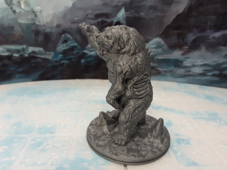 Undead Zombie Bear 28mm Scale Figure for RPG Fantasy Games - Etsy