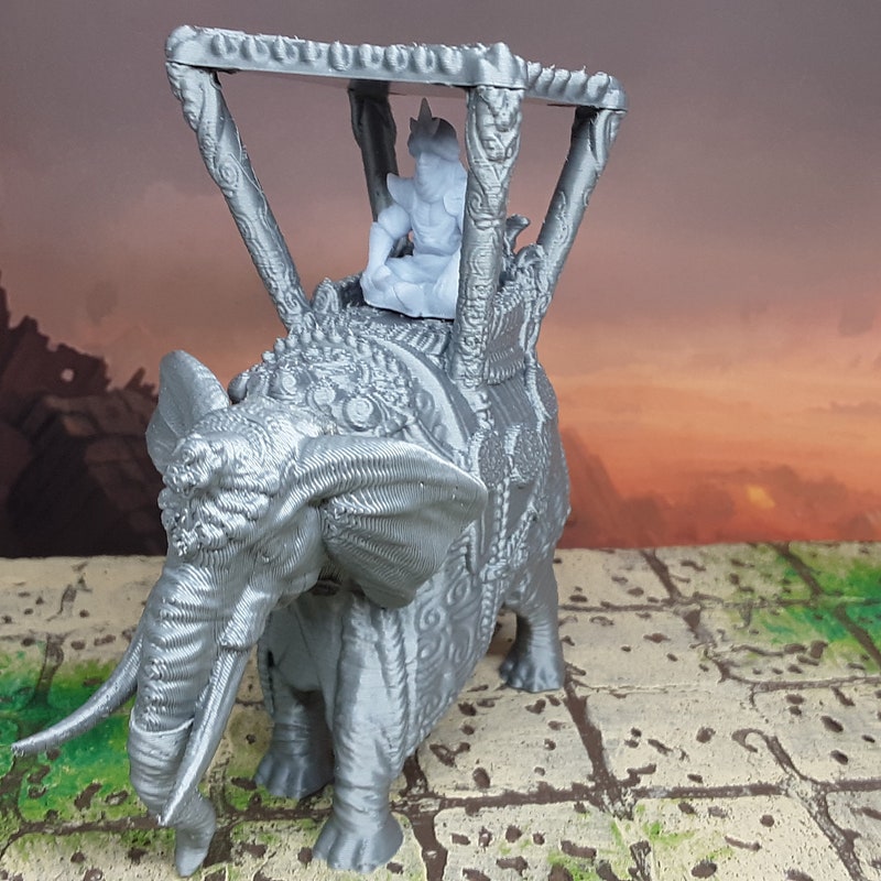 Elephant With Howdah - Etsy