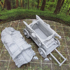 Aristocrat Carriage Wagon & Horse Scenery Terrain 3D Printed Model 28 ...