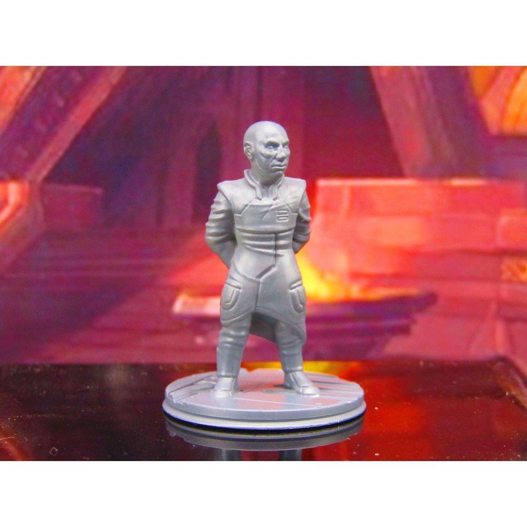 Sci Fi Scientist Professor B Mini Miniature Model Character Figure 28mm ...