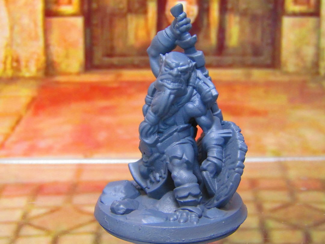 Goblin Fighter Warrior Soldier W/ Sword Mini Miniature Figure 3D ...