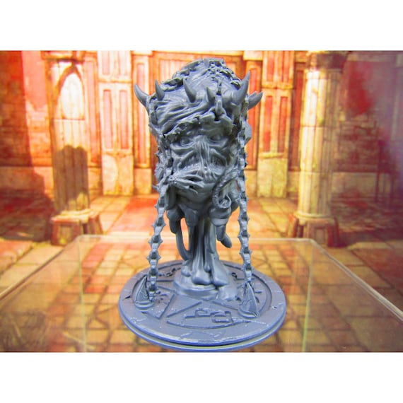 Chained Ichor Demon Monster Mini Miniature Figure 3D Printed - Etsy