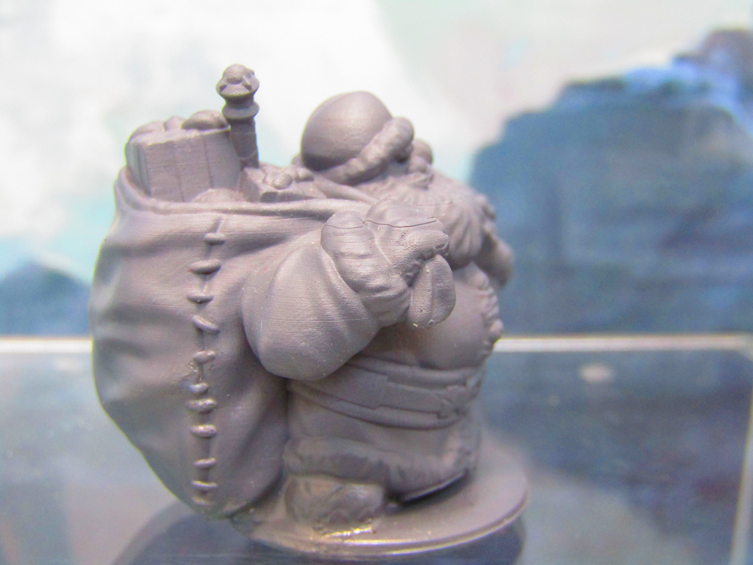 Dwarven Santa Claus Dwarf Christmas Mini Miniature Figure 3D Printed ...
