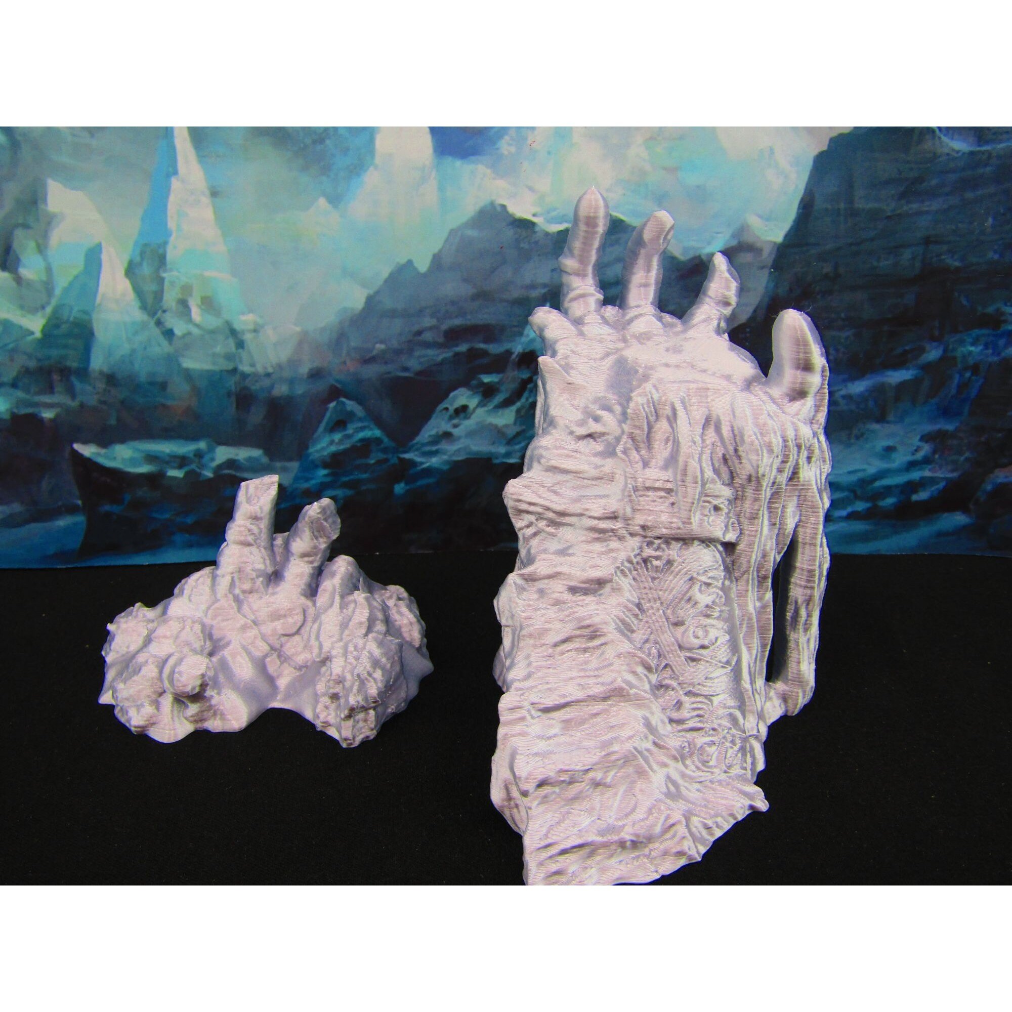 Buried Ruined Ancient Statue Hands Scatter Terrain Scenery 3D - Etsy