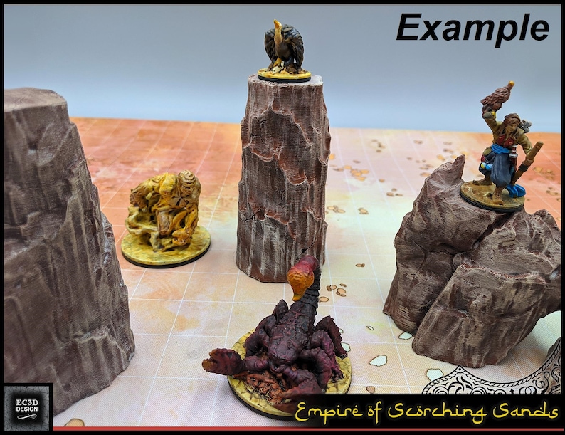 Sand Golem Monster Encounter Mini Miniatures Figure Tabletop | Etsy