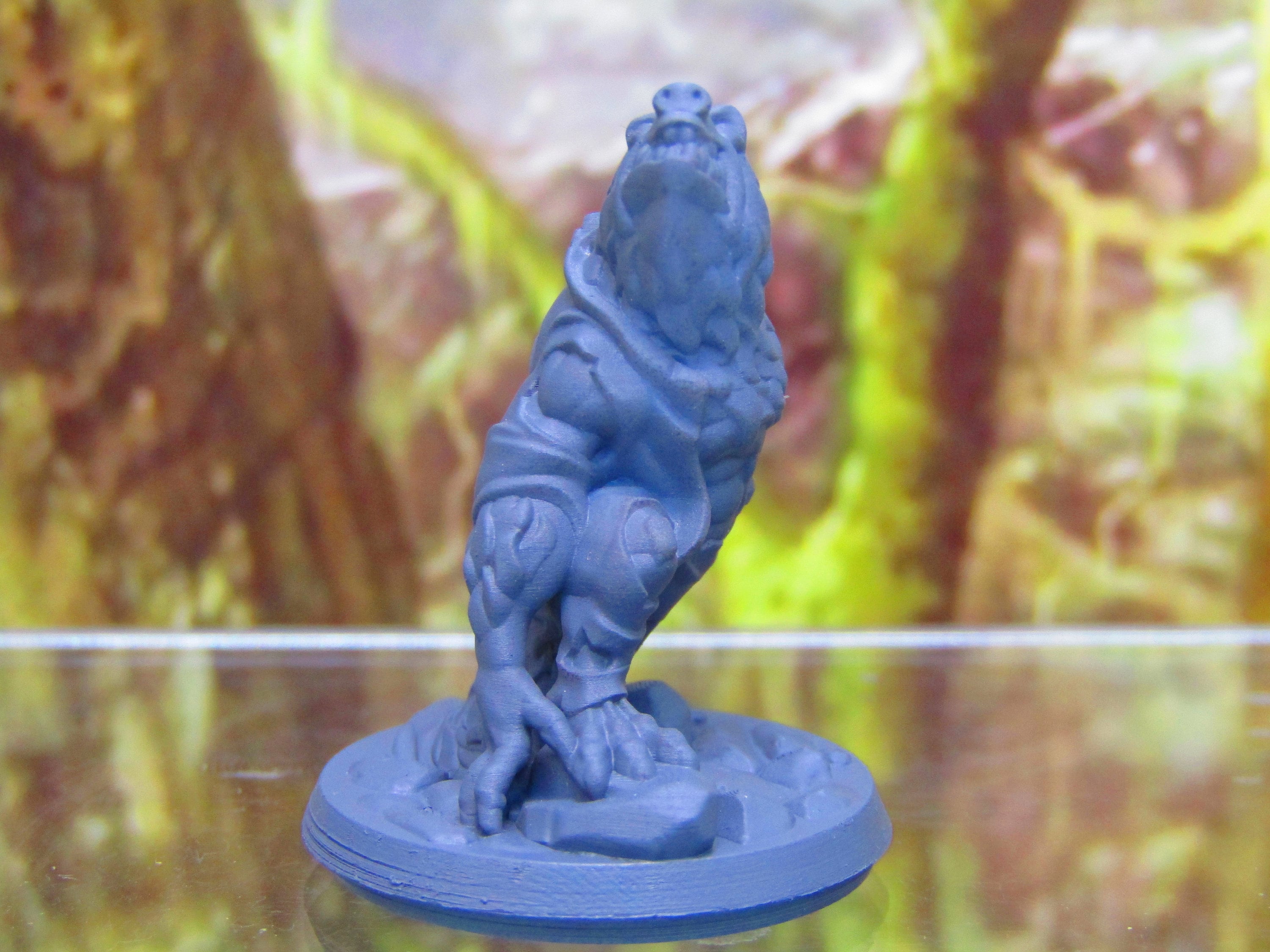 Wolfman Werewolf in Ragged Clothes Mini Miniature Figure 3D | Etsy