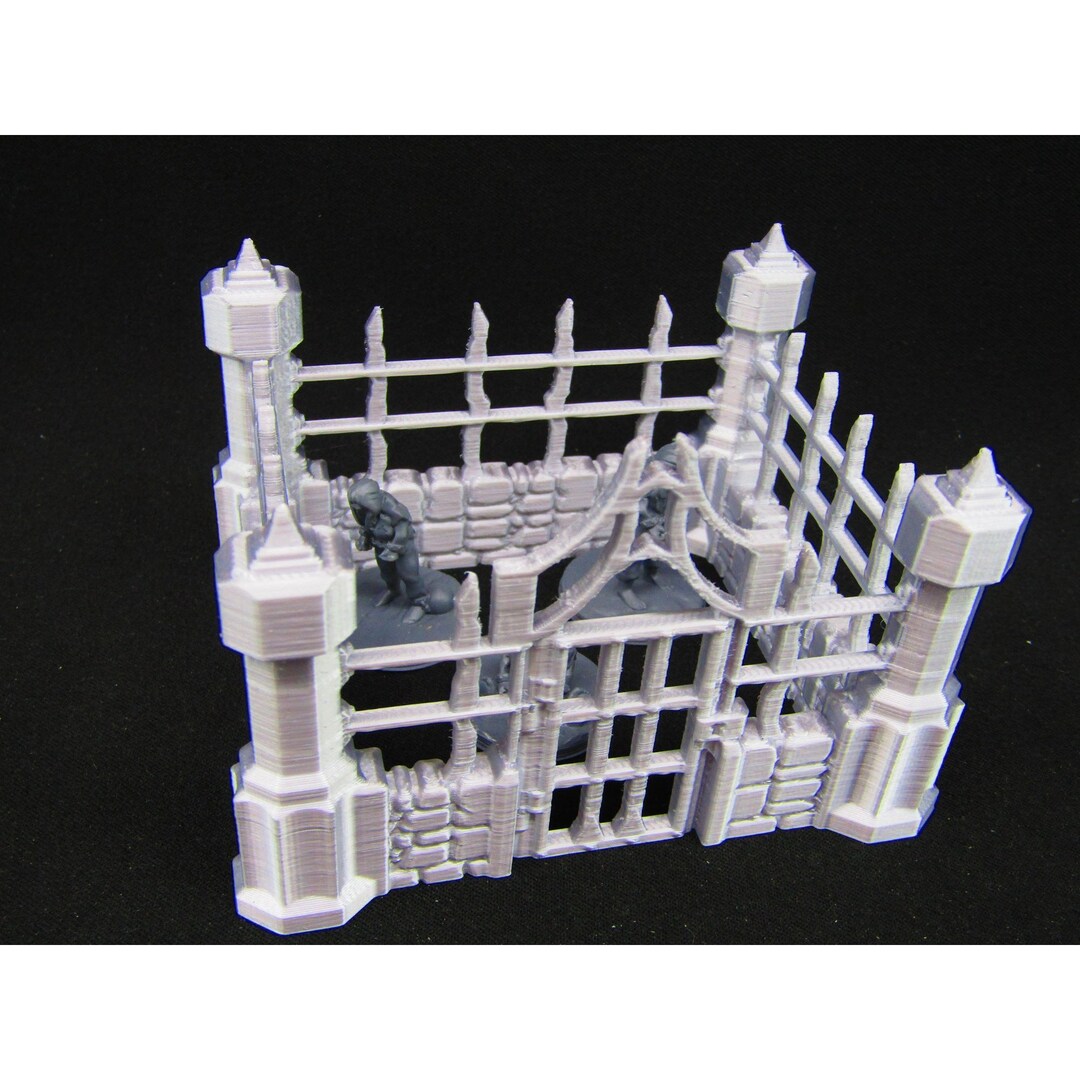 Slave Pen Prison Cell W/ Prisoners Scatter Terrain Scenery 3D Printed ...