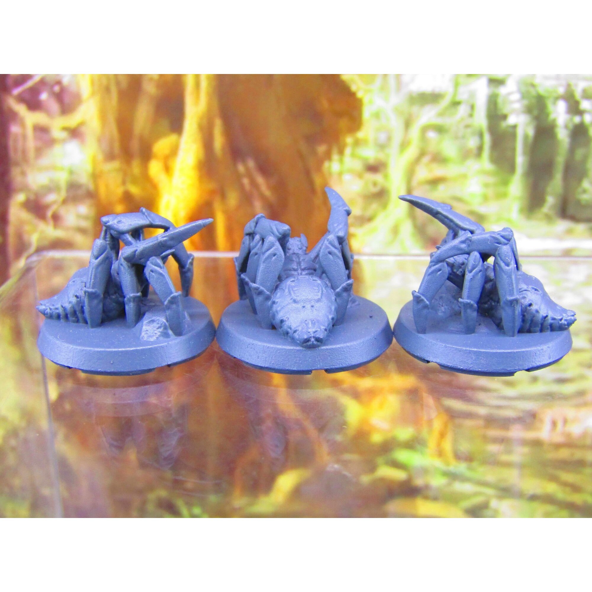 3pc Giant Spiders Set Mini Miniatures 3D Printed Resin Model - Etsy