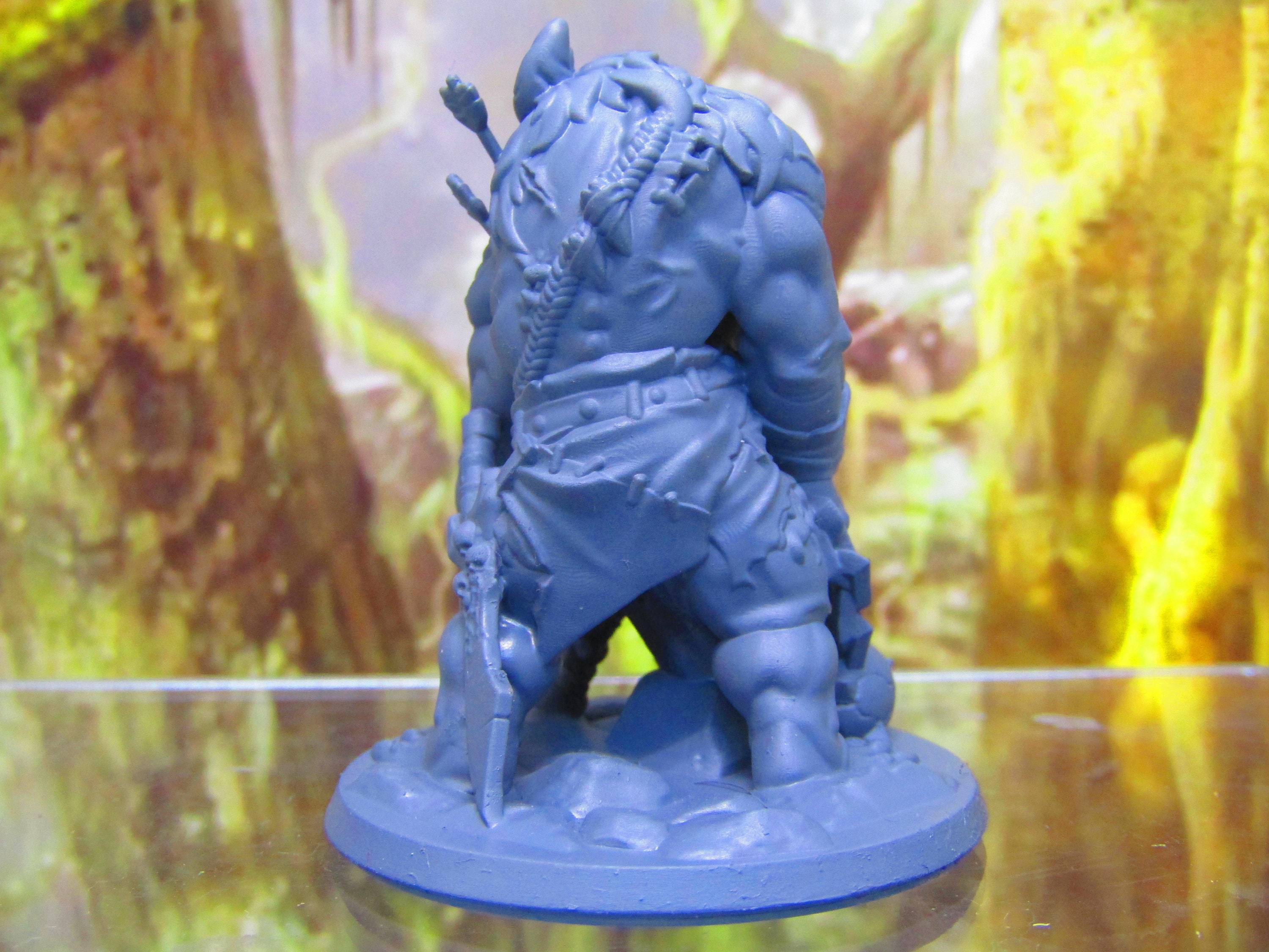 Roaring Horned Troll Mini Miniature Figure 3D Printed Model - Etsy