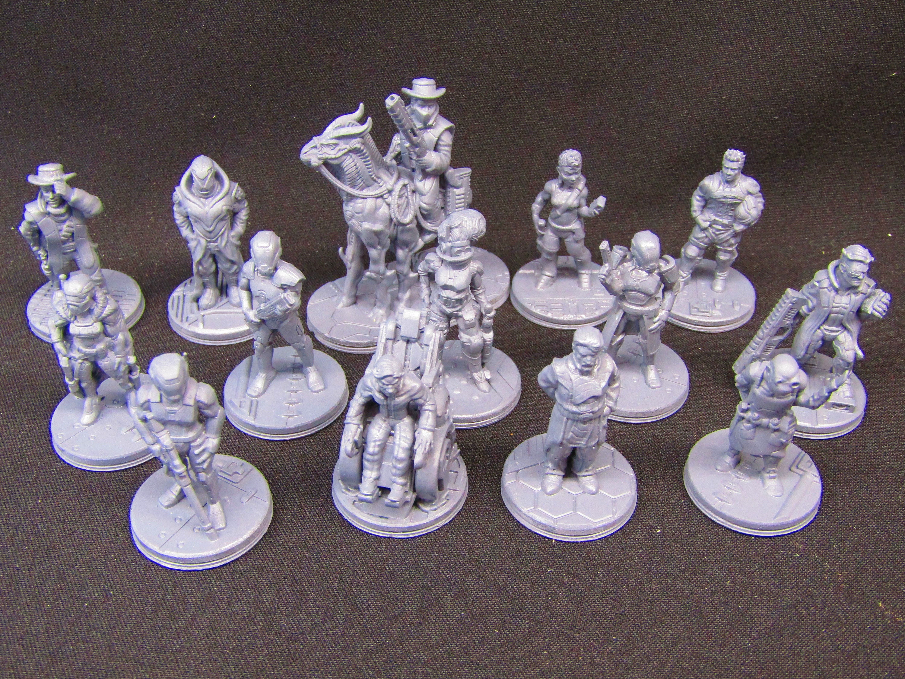 Miniature Toys Role Playing Miniatures Sci Fi Mini Set 5-14pc Novus ...