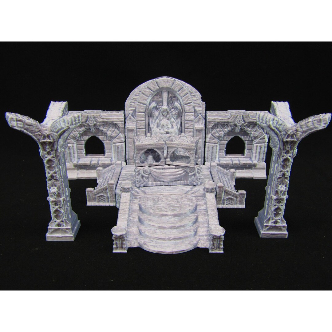 12pc Holy Altar & Religous Artifact Scatter Terrain Scenery 3D Printed ...