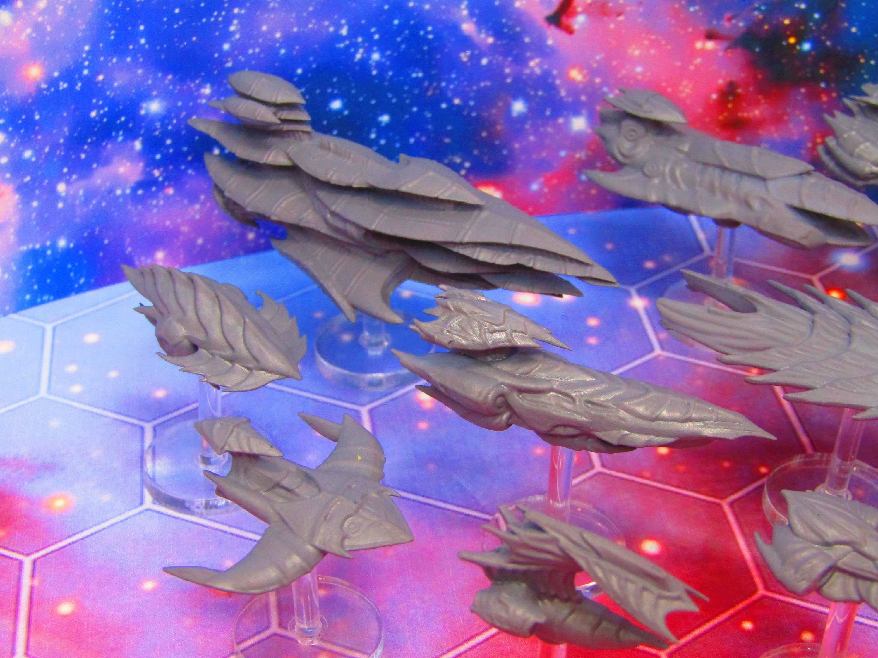 11pc the Hive Bioship Fleet Space War Gaming Set W/ Flight - Etsy