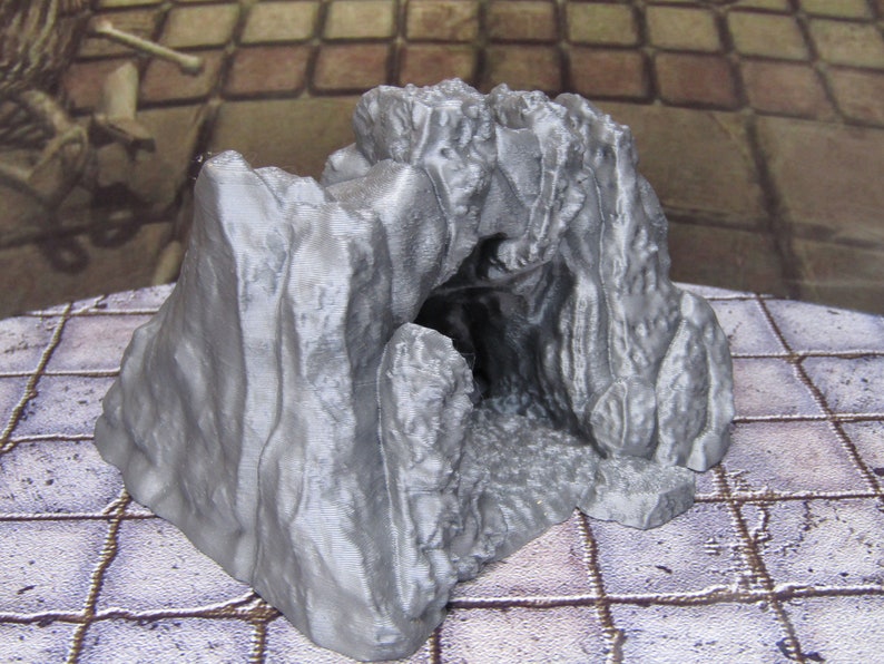 Cave Entrance Mini Miniature Figure Scenery Terrain 3D Printed | Etsy