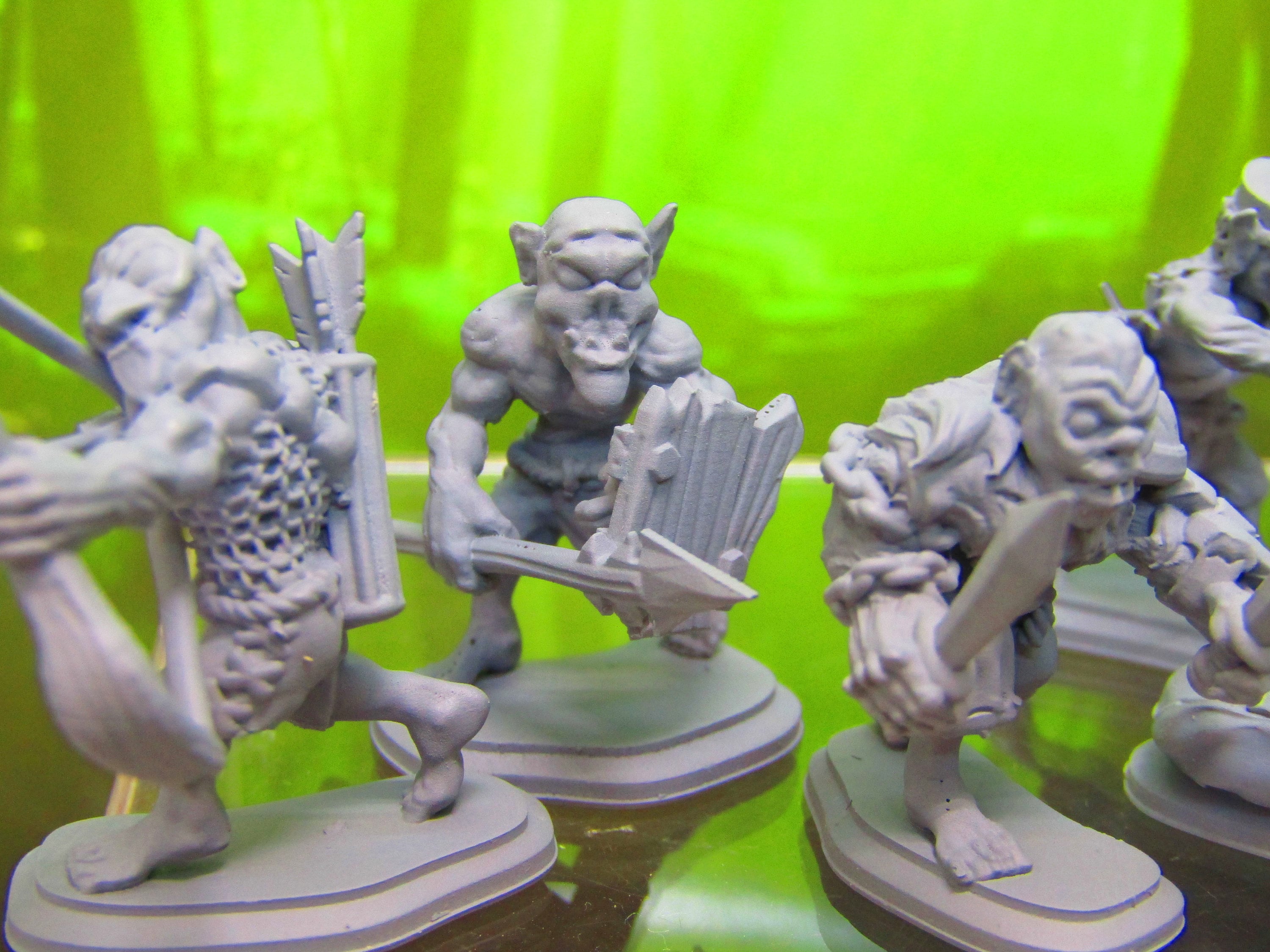 6pc Swamp Goblin Mob Set Mini Miniature 3D Printed Model | Etsy