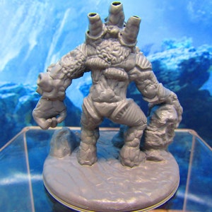 Coral Golem Undersea Monster Creature Mini Miniature Figure 3D Printed ...