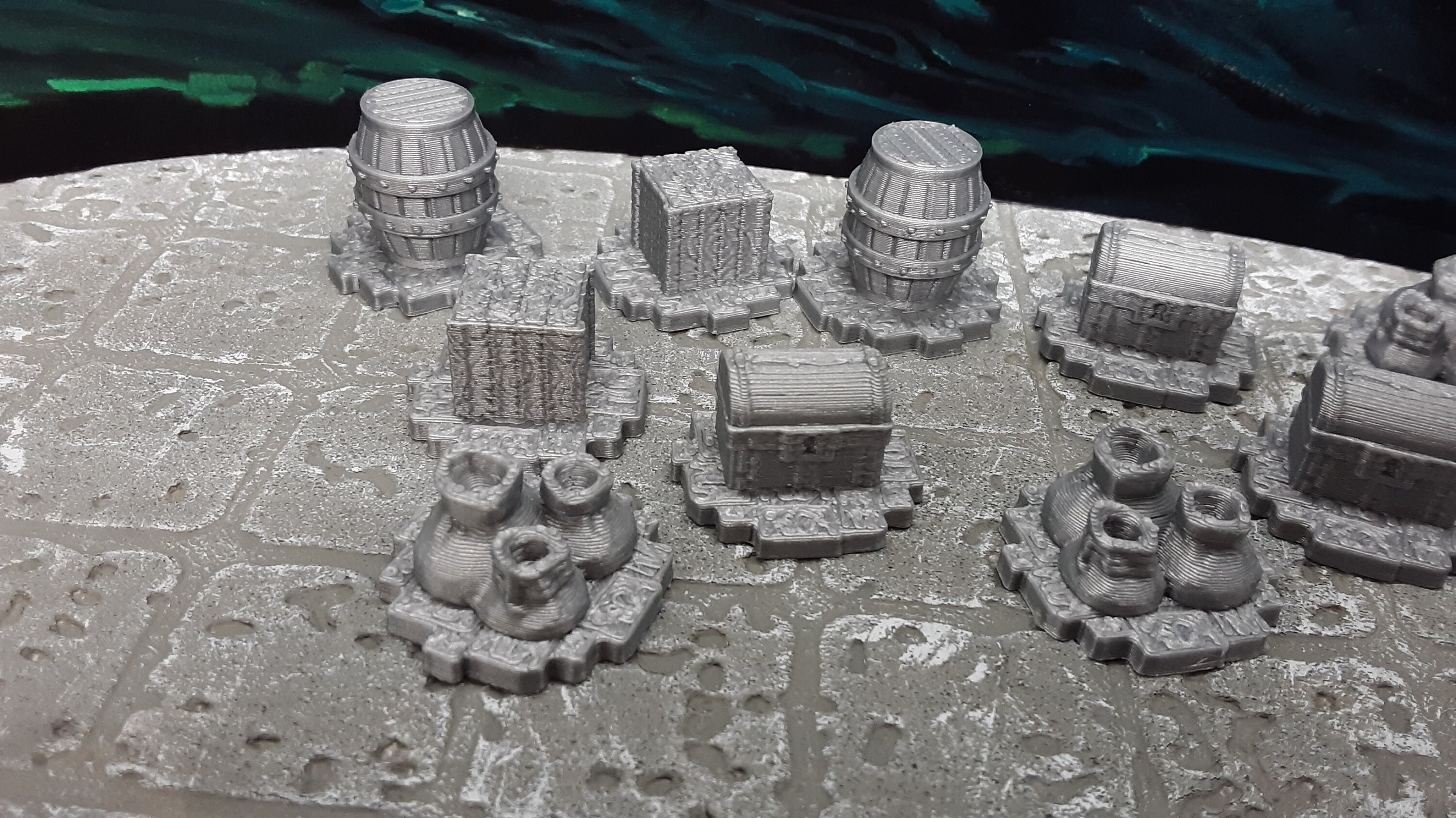 12 Piece Numbered Loot Treasure Markers Scatter Terrain - Etsy