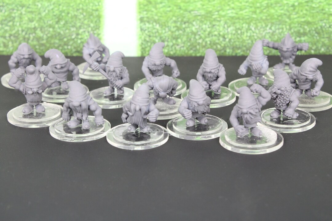 16pc Dwarven Team Mini Miniature Model Character Player 32mm Scale RPG ...