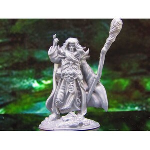 Male Necromancer B Mini Miniature Model Character Figure 28mm/32mm ...