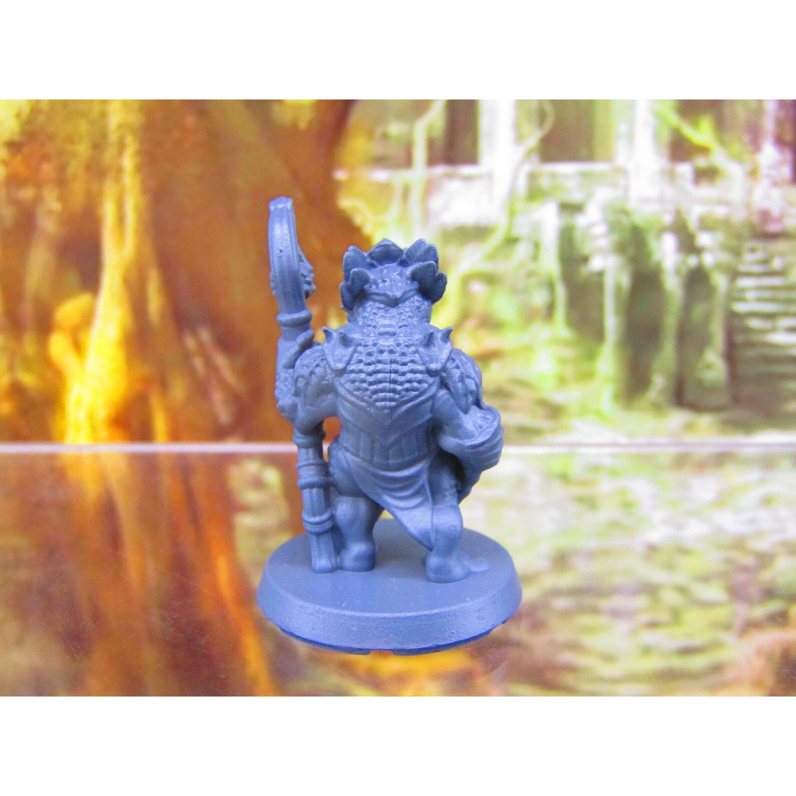 Bullywug Shaman Frogman Mini Miniatures 3D Printed Resin Model - Etsy