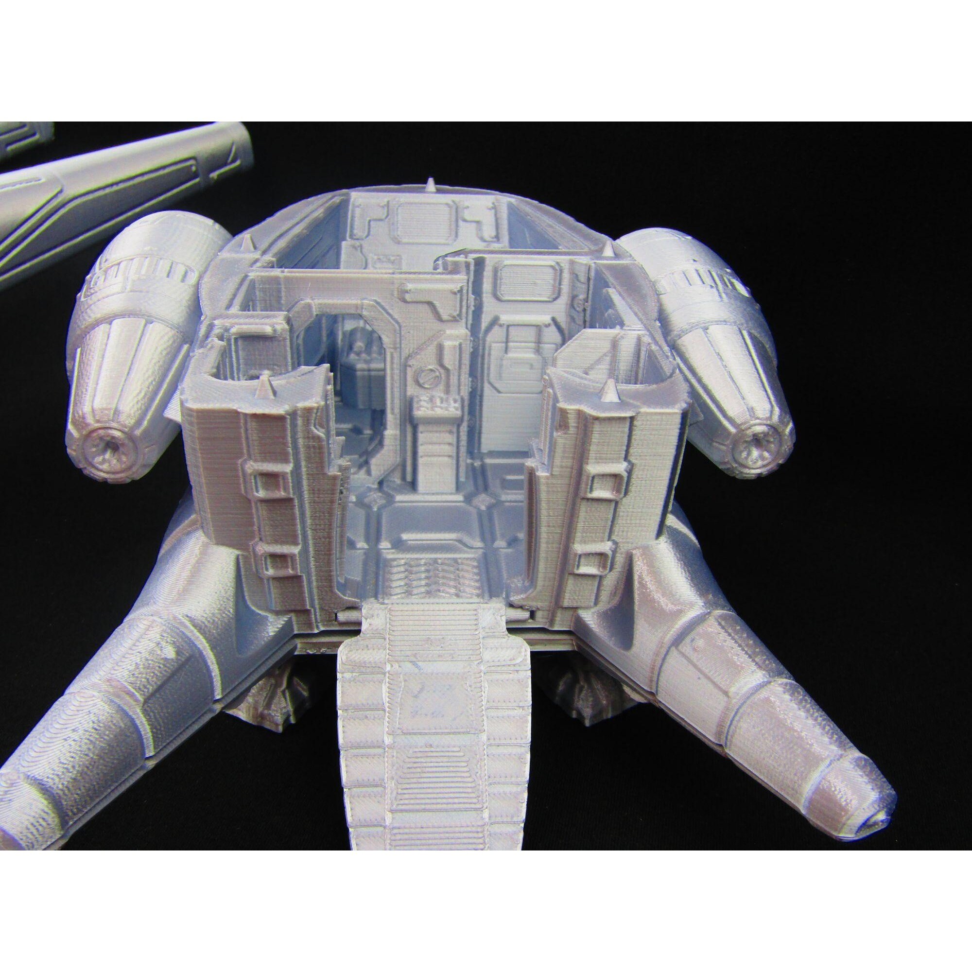 Large Modular Starfighter "sparrowhawk" Space Ship Scenery Scatter ...