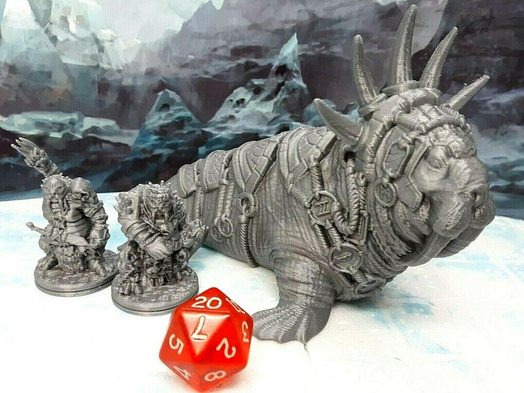 Walrus God & Walrus Folk Miniature Mini Figure Tabletop Game Piece DD ...