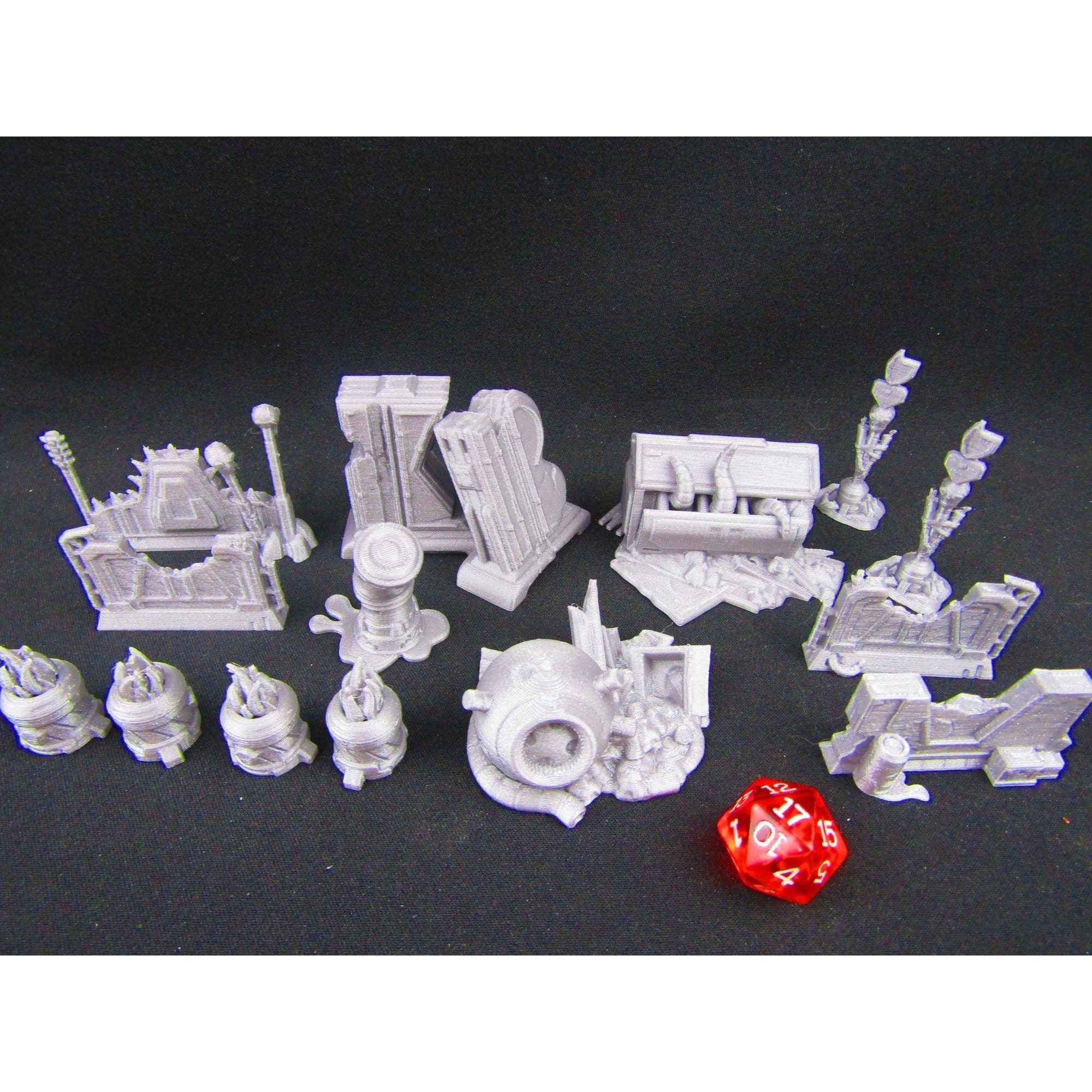 14pc Junkyard Scrap Garbage Scenery Scatter Terrain 3D Printed | Etsy