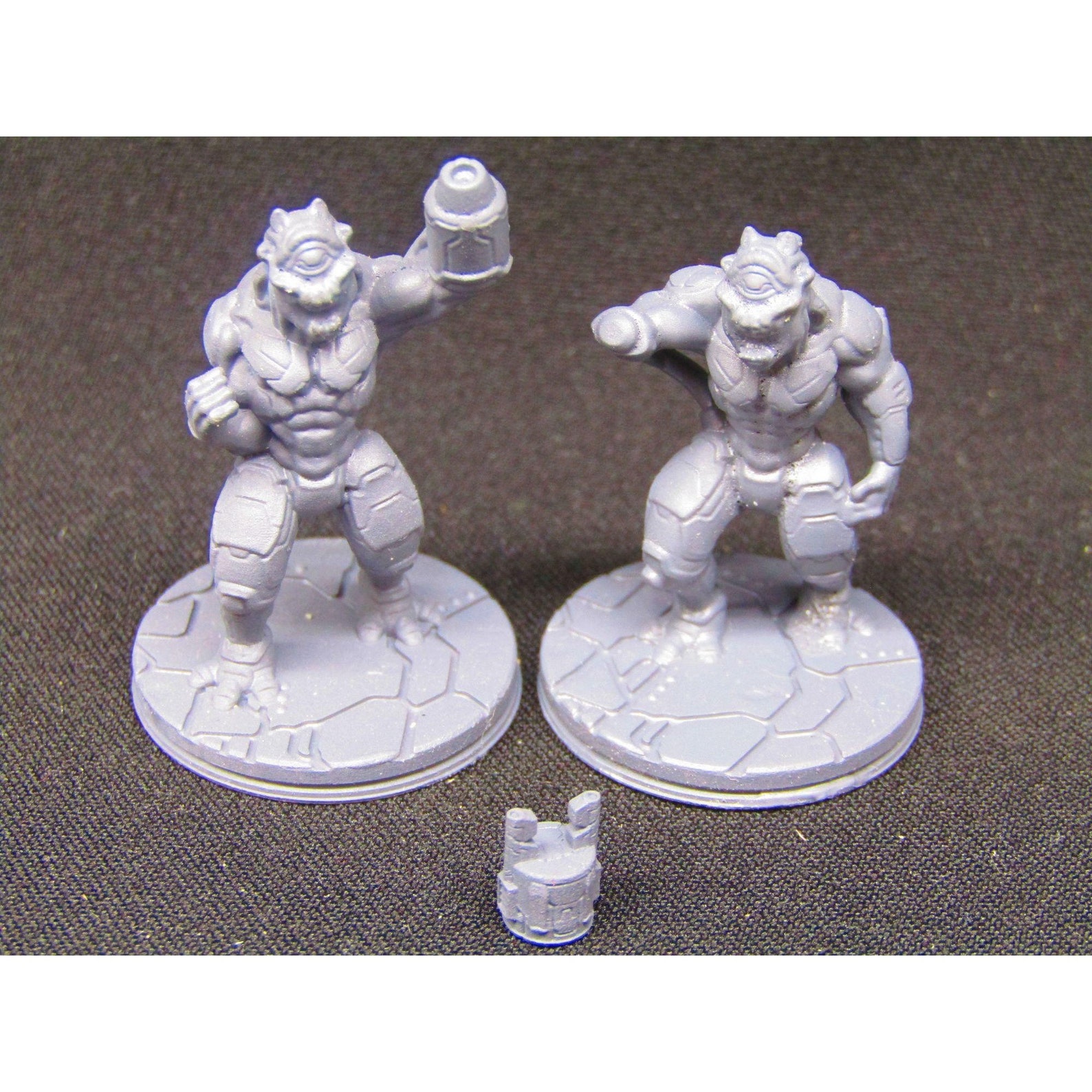 Alien Monster Space Mutants Pair Mini Miniature Figure 3D Printed Model ...