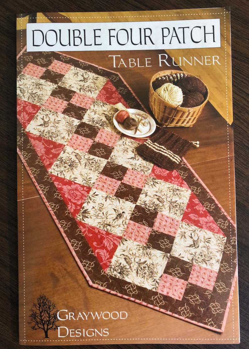 Quilting Pattern: Double Four Patch Table Runner - Etsy