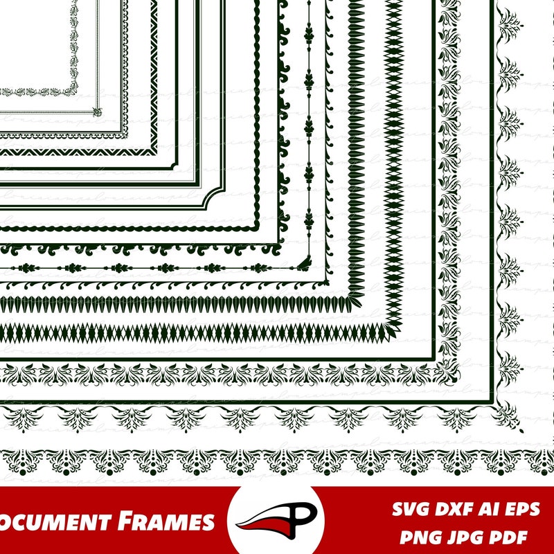 Certificate Ornate Borders - Etsy